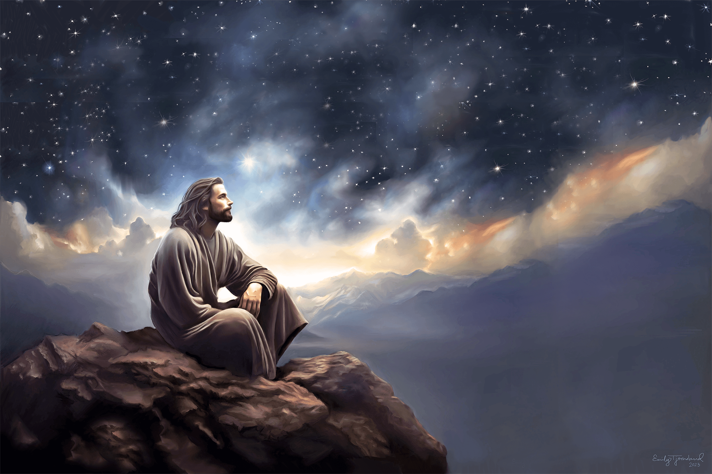 Jesus With The Stars – You Belong Fine Art